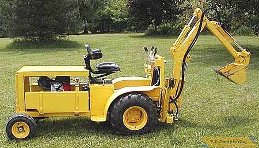 P.F. Engineering — Do-it-yourself Plans — Gallery - Micro Hoe