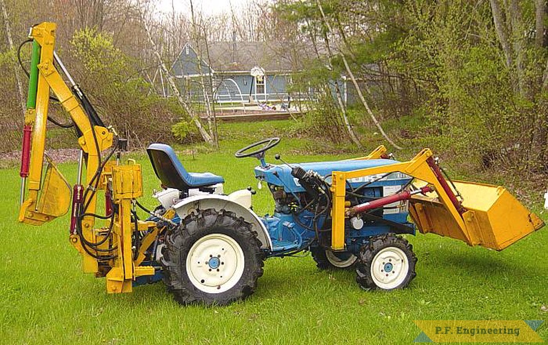 P.F. Engineering — Do-it-yourself Plans — Gallery - Micro Hoe