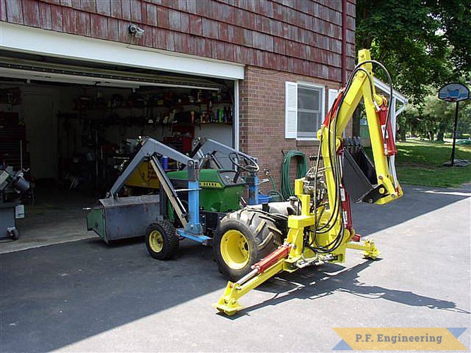 P.F. Engineering — Do-it-yourself Plans — Gallery - Micro Hoe