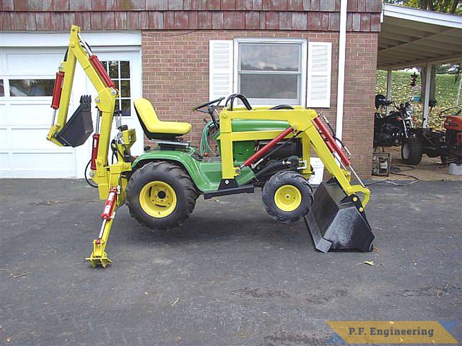 P.F. Engineering — Do-it-yourself Plans — Gallery - Micro Hoe
