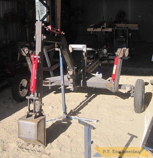 P.F. Engineering — Do-it-yourself Plans — Gallery - Micro Hoe