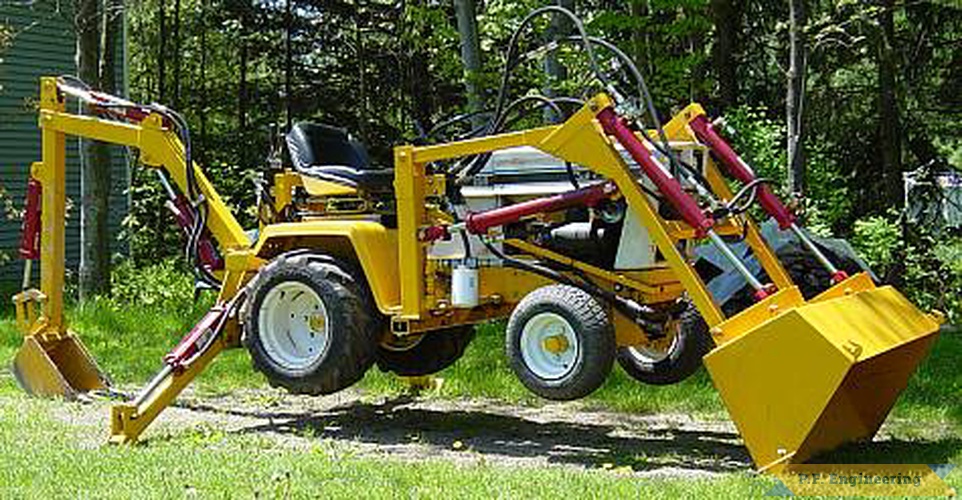 P.F. Engineering — Do-it-yourself Plans — Gallery - Backhoe