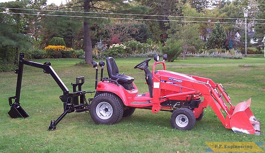 P.F. Engineering — Do-it-yourself Plans — Gallery - Micro Hoe